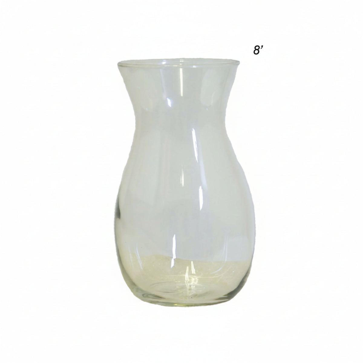 Wholesale 8" Jordan Glass Vase each 12 per case – Frontierimports.com